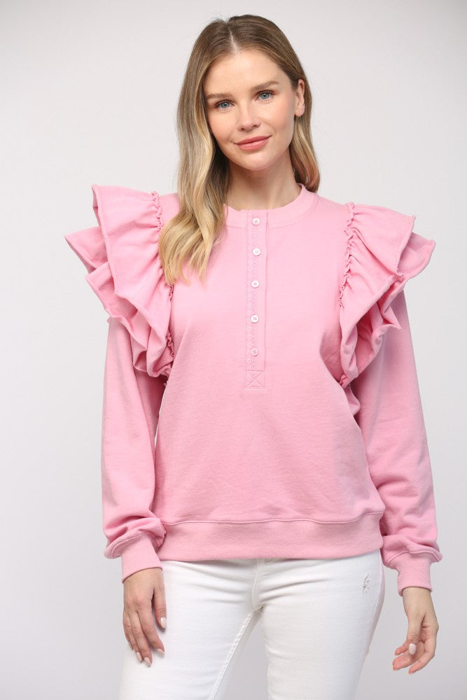 Classic Caroline Sweatshirt Top – Peacocks & Pearls Lexington