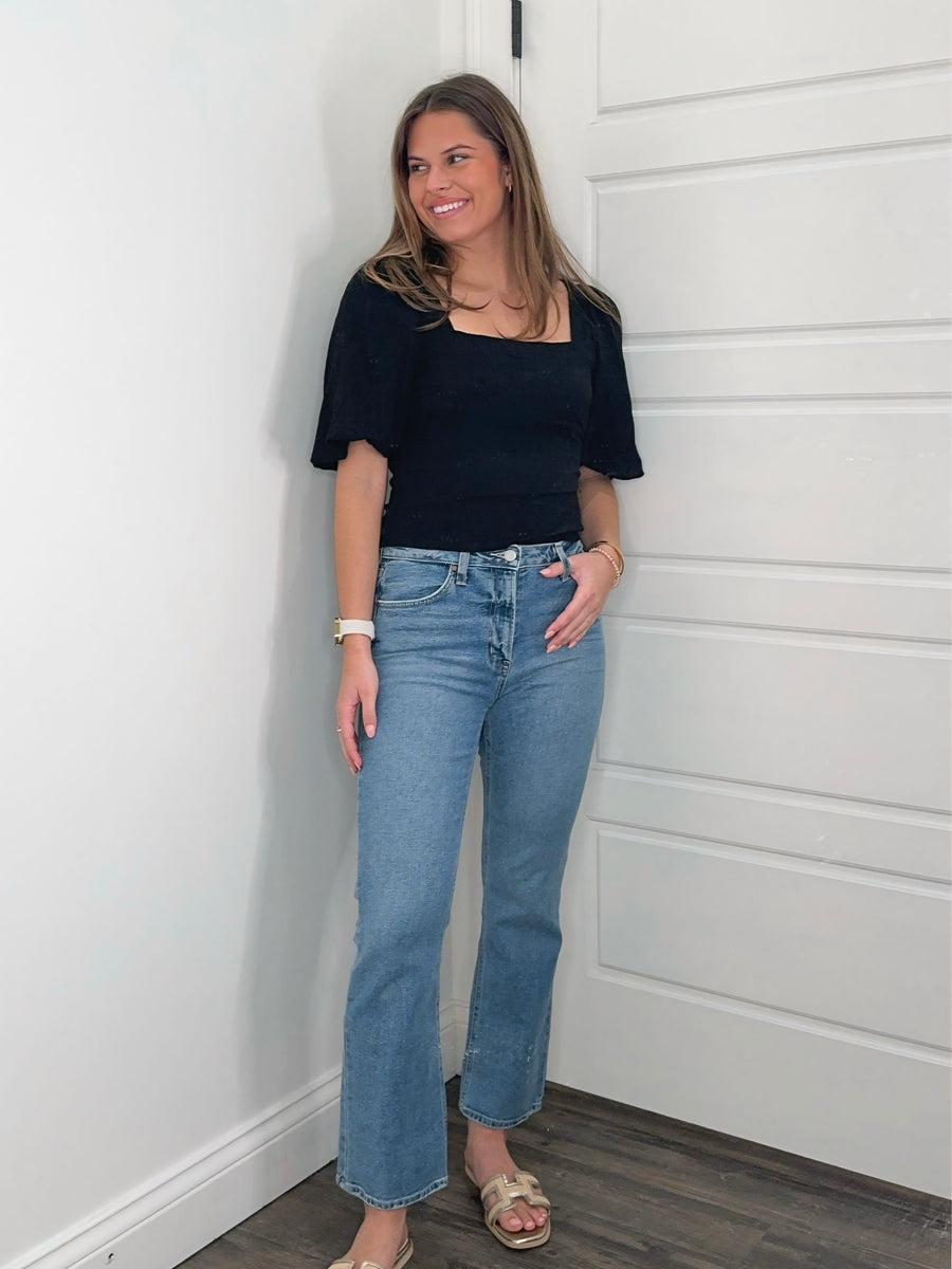 Slim Cropped Bootcut Jeans – Peacocks & Pearls Lexington