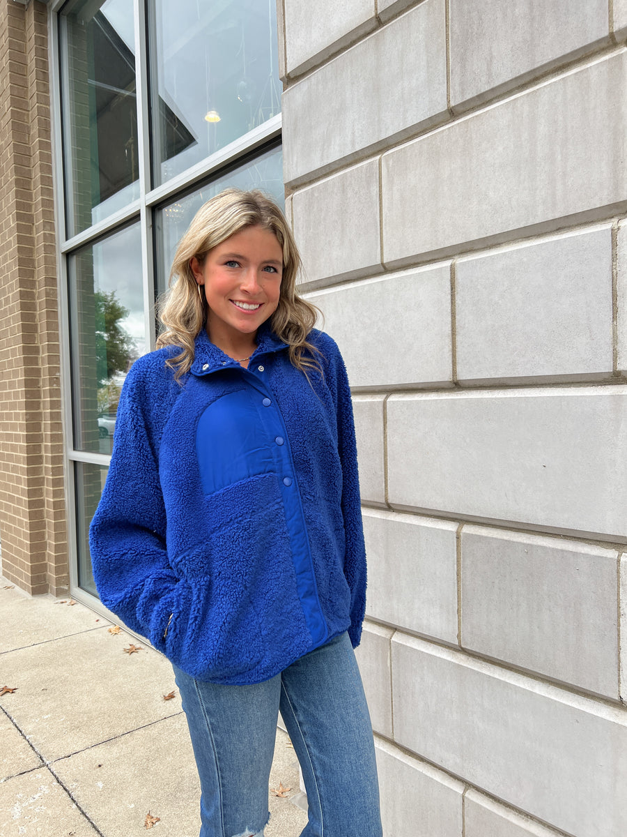 Stay Warm Royal Fleece Jacket – Peacocks & Pearls Lexington