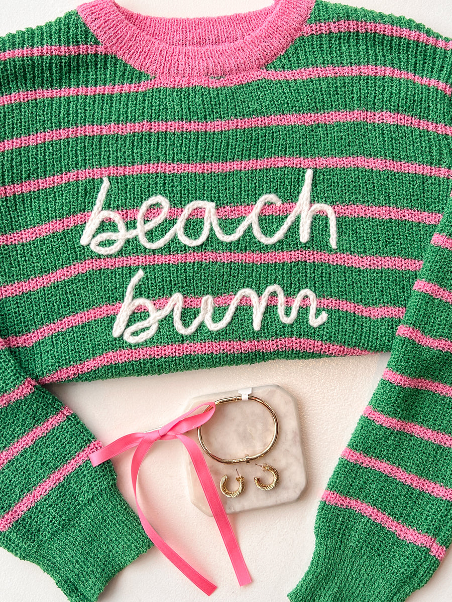 Beach Bum Sweater – Peacocks & Pearls Lexington