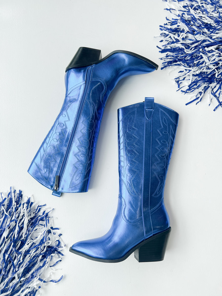 Howdy Metallic Tall Boot – Peacocks & Pearls Lexington