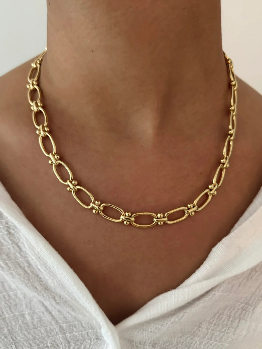 Austin Link Necklace – Peacocks & Pearls Lexington