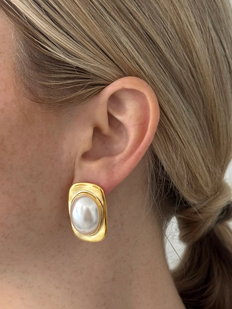 Alexandra Pearl Studs – Peacocks & Pearls Lexington