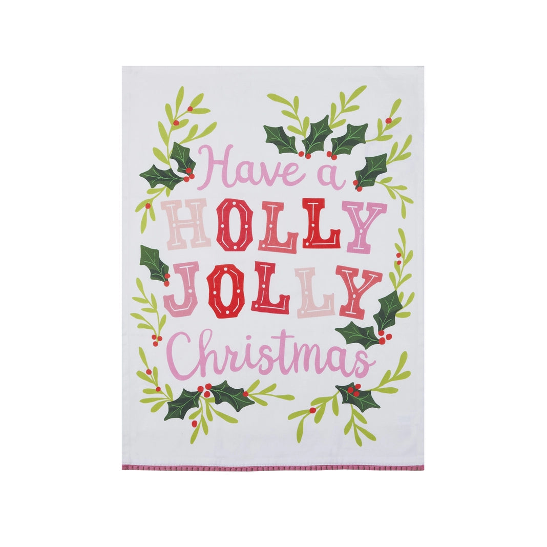 Holly Jolly Kitchen Towel – Peacocks & Pearls Lexington
