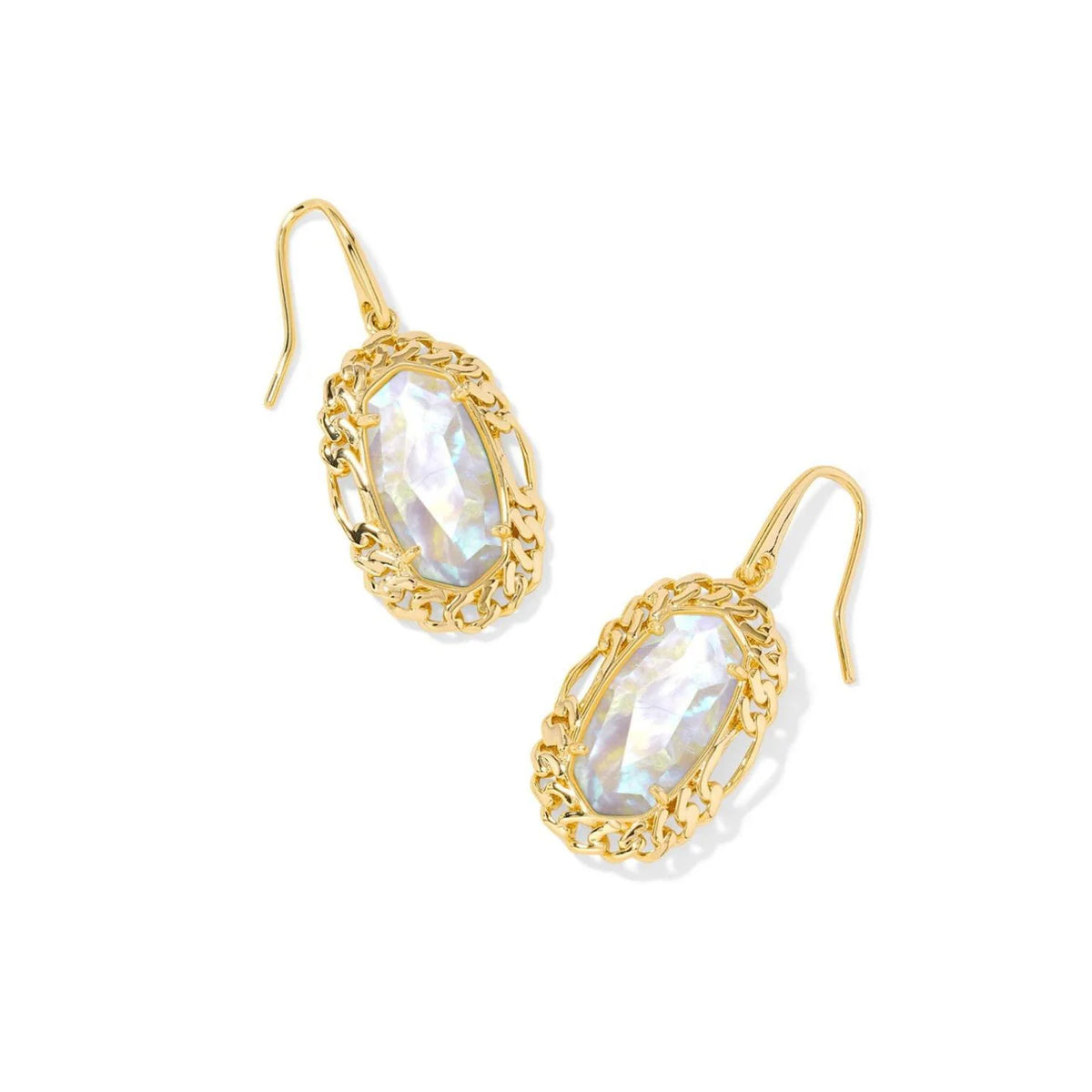 Dani Figaro Frame Drop Earring – Peacocks & Pearls Lexington
