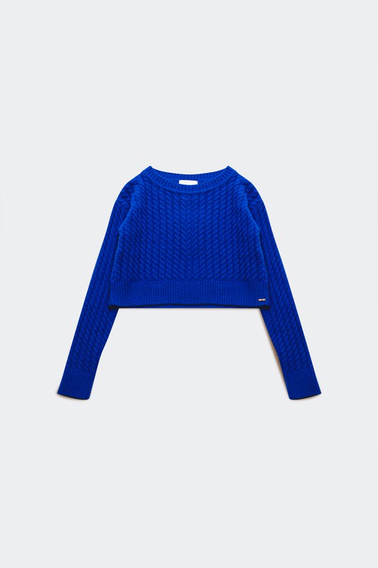 Royal Cropped Cable Knit – Peacocks & Pearls Lexington