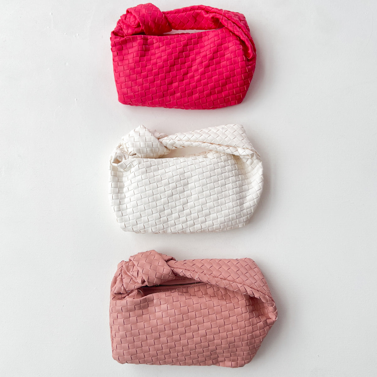 Knot Handle Woven Bag – Peacocks & Pearls Lexington